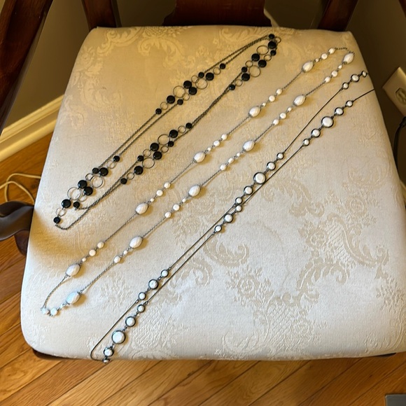 Vintage | Jewelry | Vintage Unmarked Stackable Beaded Necklace Chain ...
